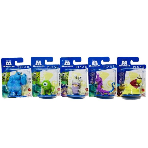 Monsters Inc | Toys | Lot Of 5 Pixar Monsters Inc Mini Figures Mattel ...